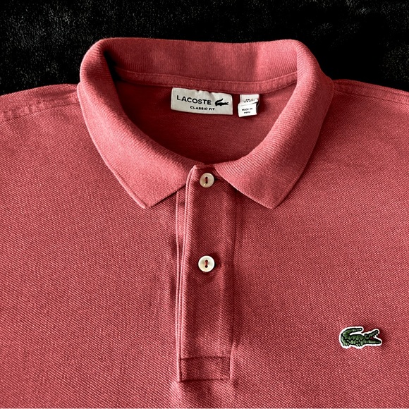 Lacoste | Shirts | Light Pink Lacoste Mens Xxl Polo Shirt | Poshmark
